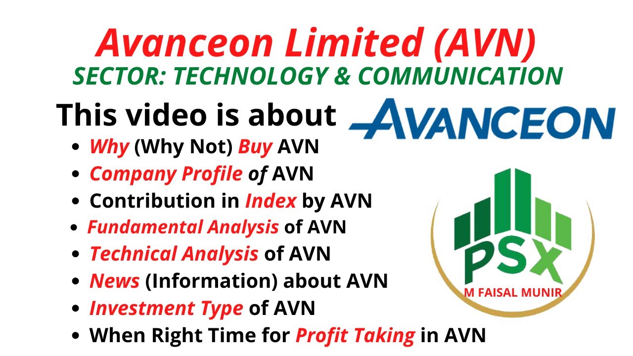 AVANCEON LIMITED | AVN STOCK ANALYSIS | INVESTMENT STOCK PSX ...