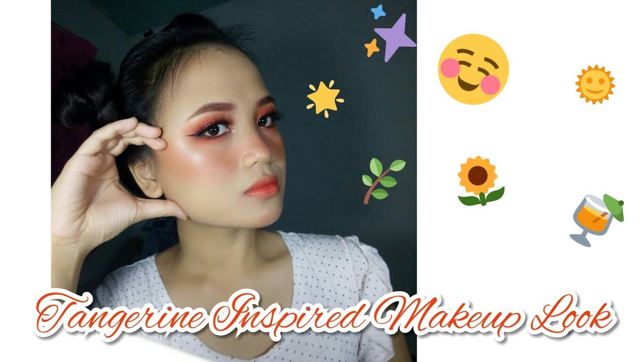 Tangerine Makeup Look - YouTube