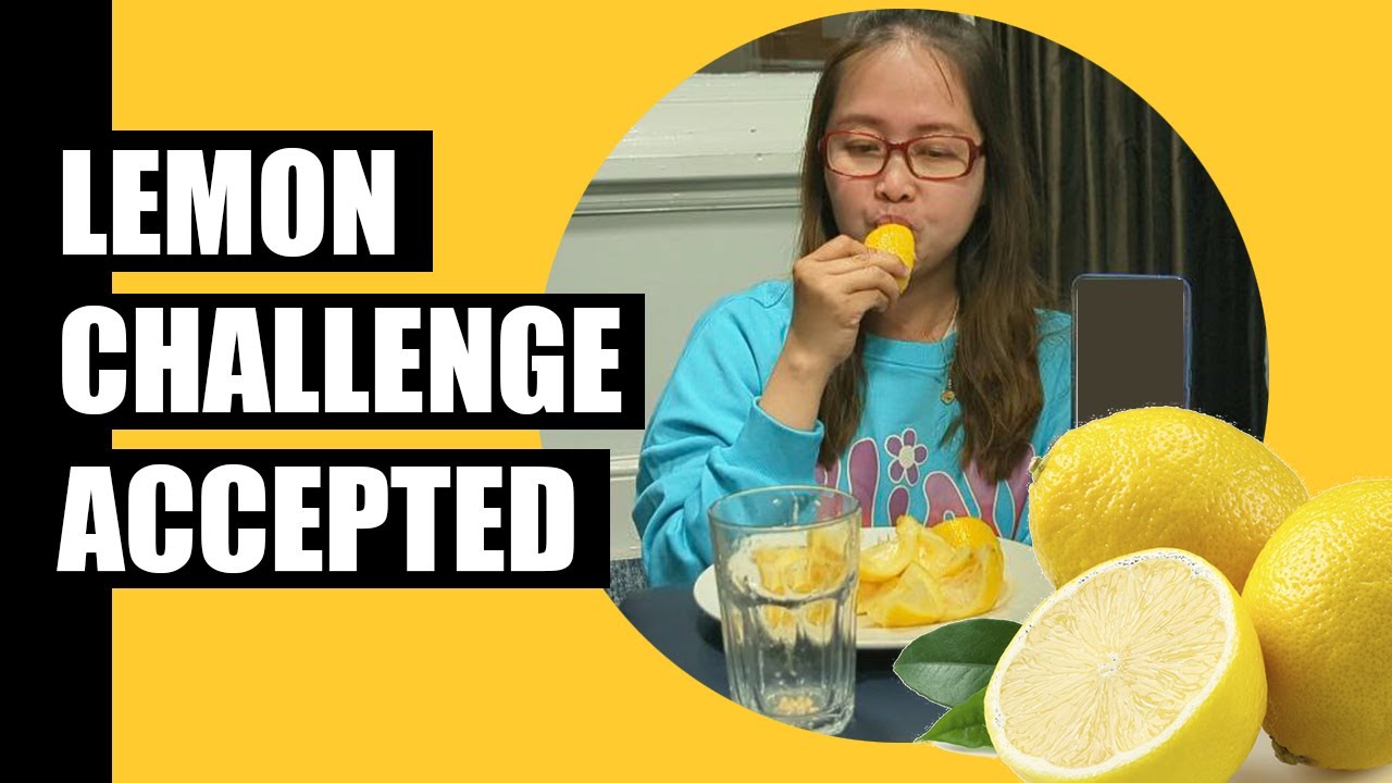 Lemon Eating Challenge | No Reaction Challenge | Challenge Accepted ...