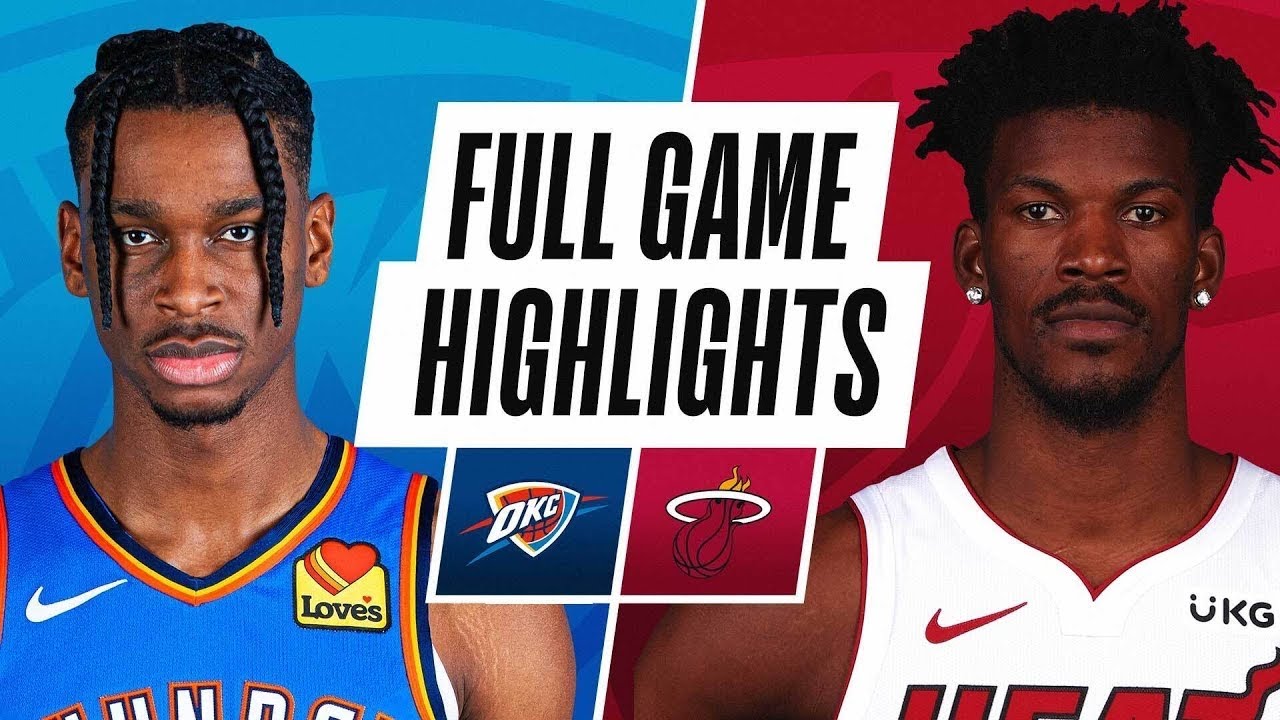 THUNDER VS HEAT | FULL GAME HIGHLIGHTS | January 4, 2021 - YouTube