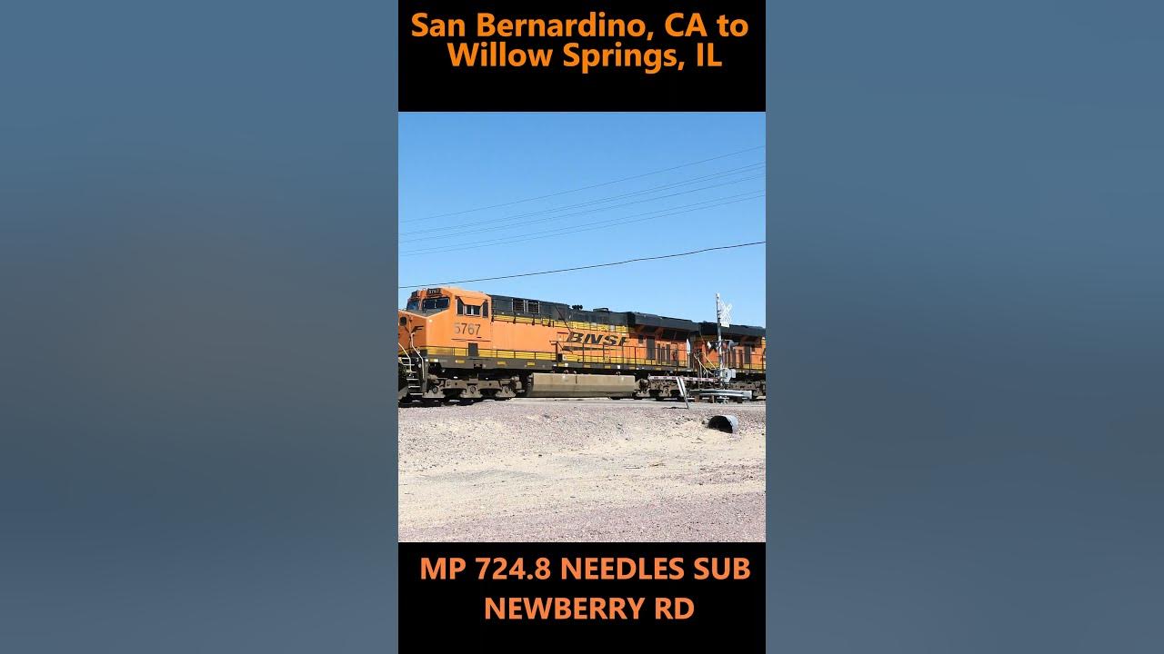 RAILFANNING VIDEO BNSF 3847 EB Z-SBDWSP San Bernardino, CA to Willow Springs, IL 9-18-2024 - YouTube