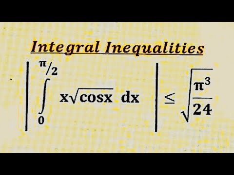 || Integral Inequalities - Part 31 || - YouTube