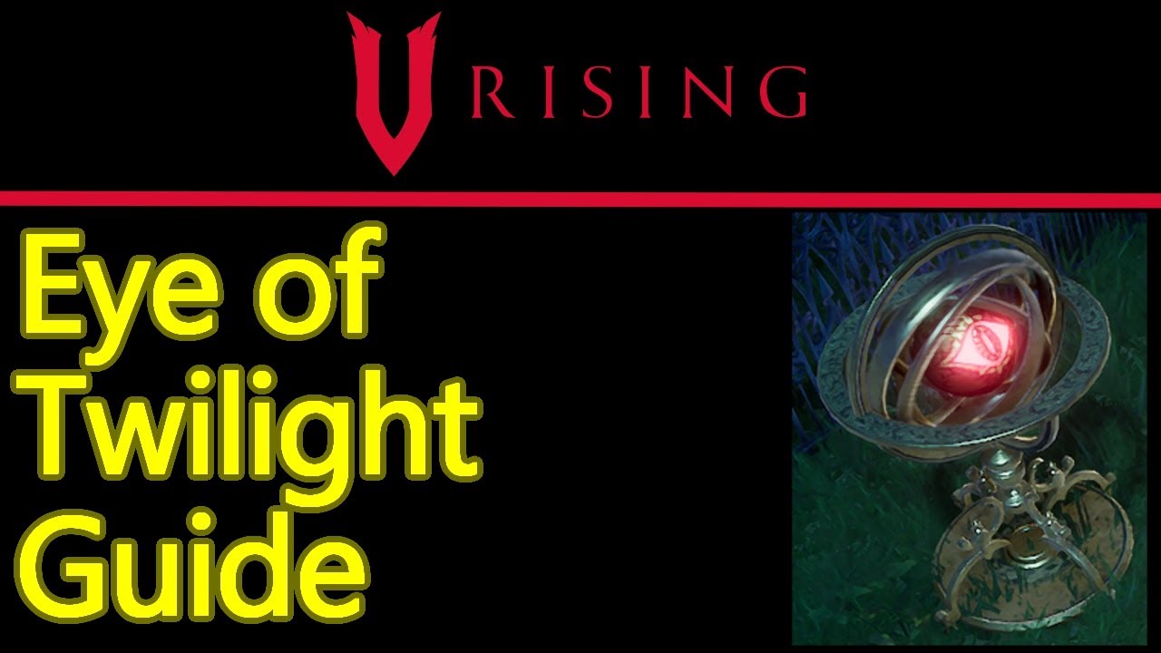 V Rising eye of twilight guide - YouTube