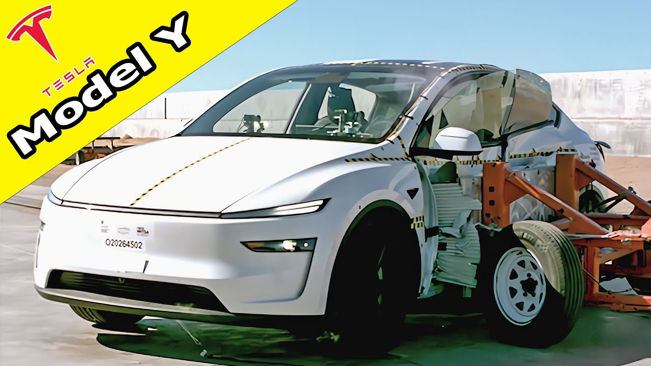 Tesla Model Y Juniper Side Crash Tests | 2026 | - YouTube