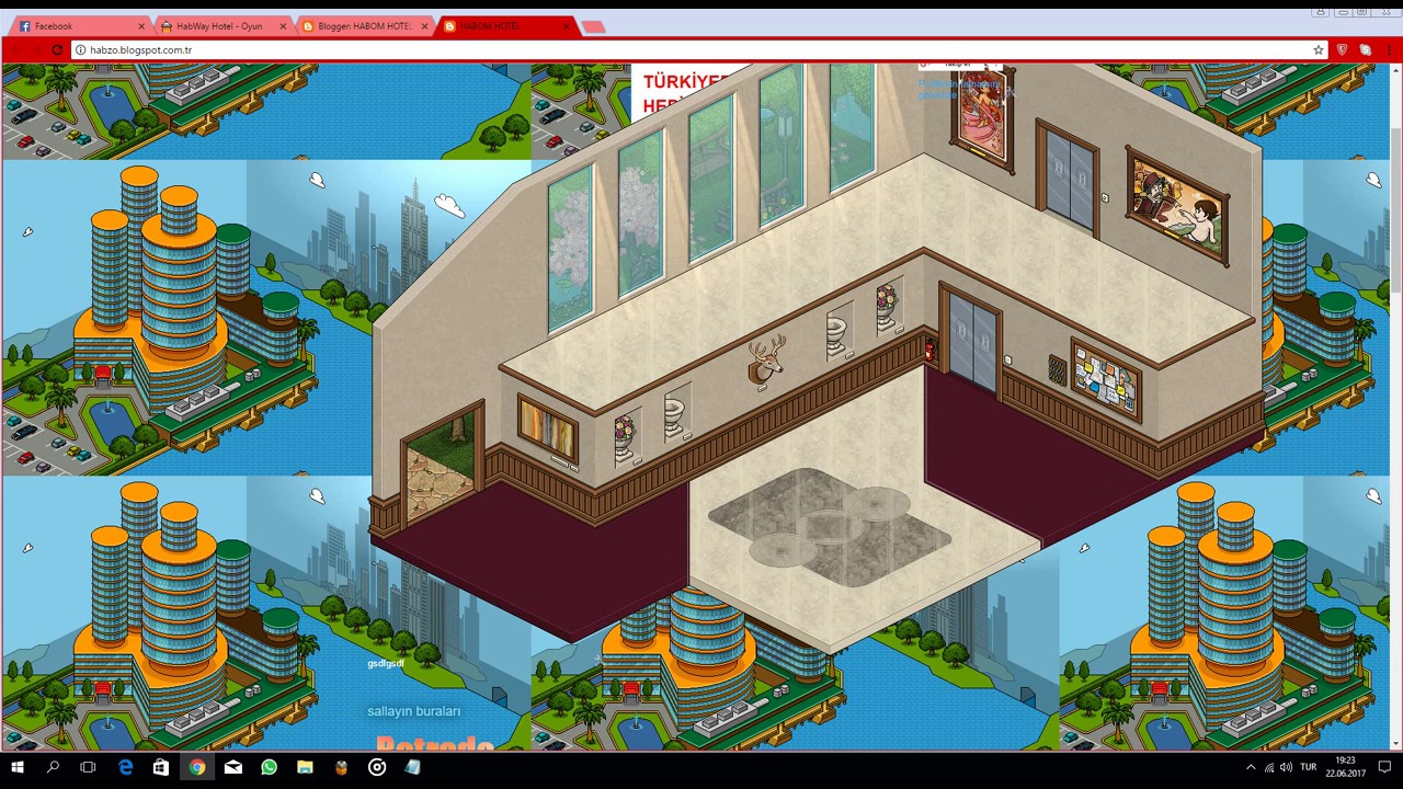 Habbo Retro Background yapımı - YouTube