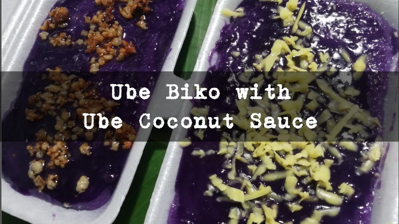 Special Ube Biko (w/ Ube Coconut Sauce) - YouTube
