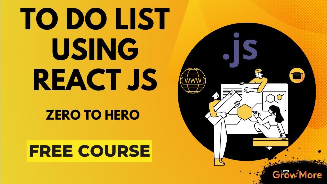 ToDo List Using React JS || LGMVIP TASK 1 || #letsgrowmore #lgmvip - YouTube