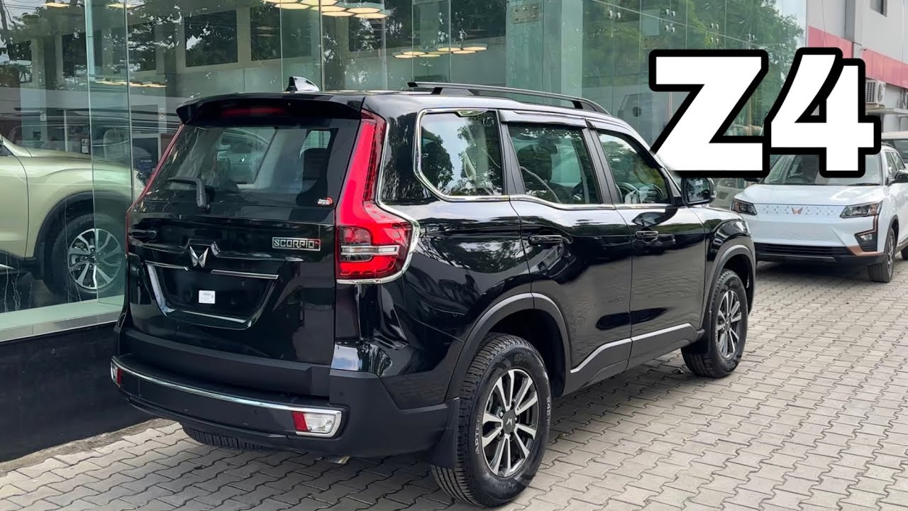 NEW MAHINDRA SCORPIO N Z4 Black Colour 2nd Base Model 2023 || SCORPIO N ...