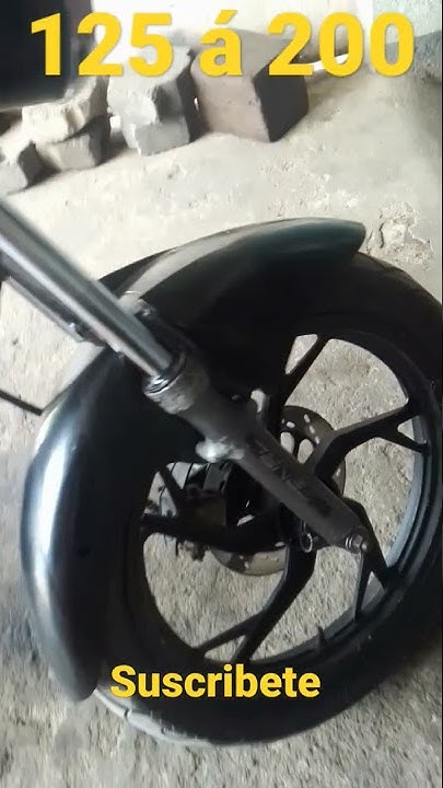 motocicleta 125 modificada a 200 cc - YouTube