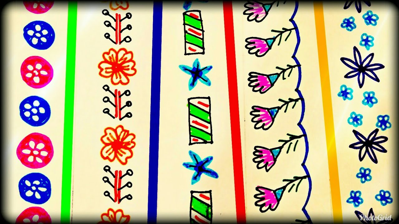 Project File Border Designs | Project Design Ideas | Project file ...