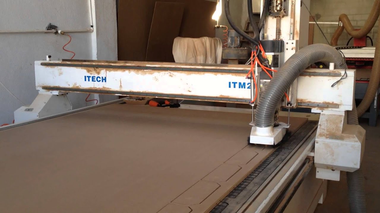 Big size 2*4m wood cnc router - YouTube