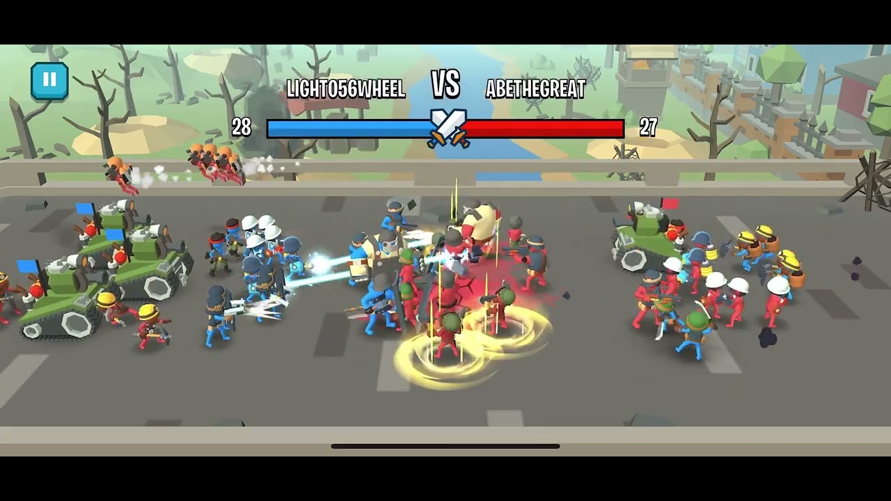 #9 Arena PvP Stick Army World War Strategy (part 1) - YouTube