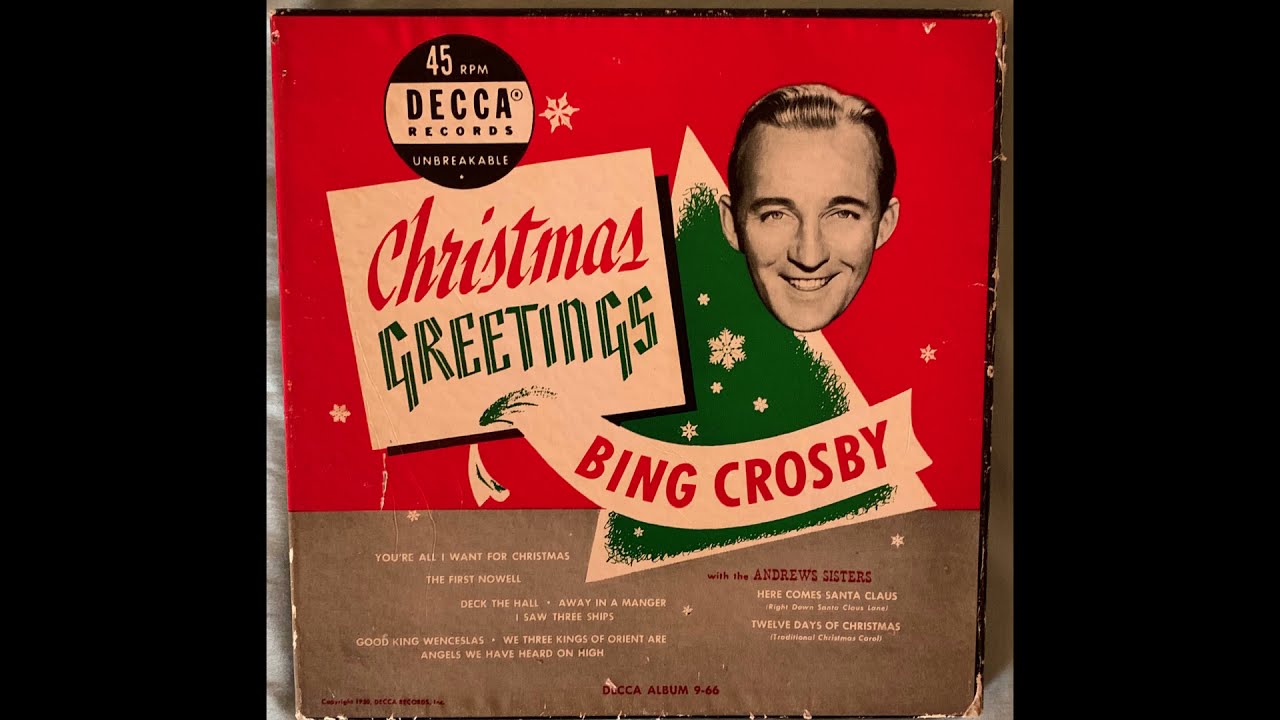 Bing Crosby Christmas Carols Part 1 - YouTube