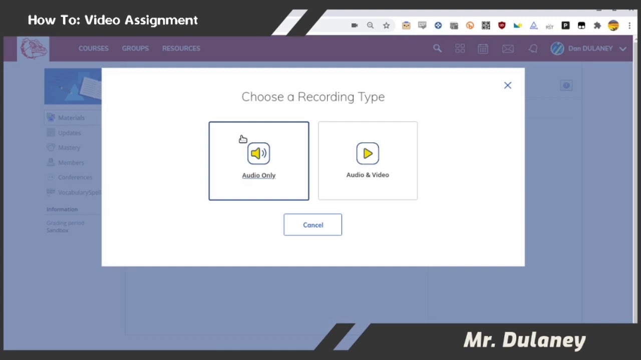 How To - Video Assignment in Schoology - YouTube