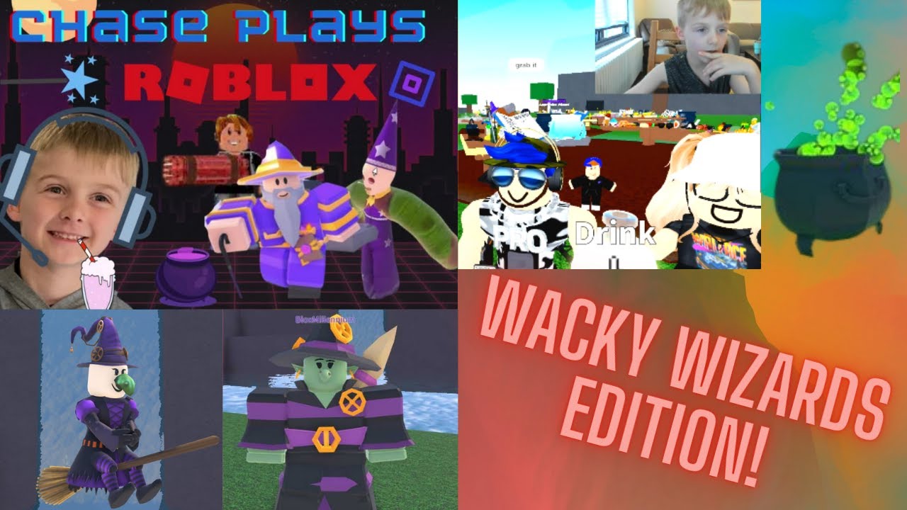 Chase Plays Roblox-Wacky Wizards Edition! - YouTube