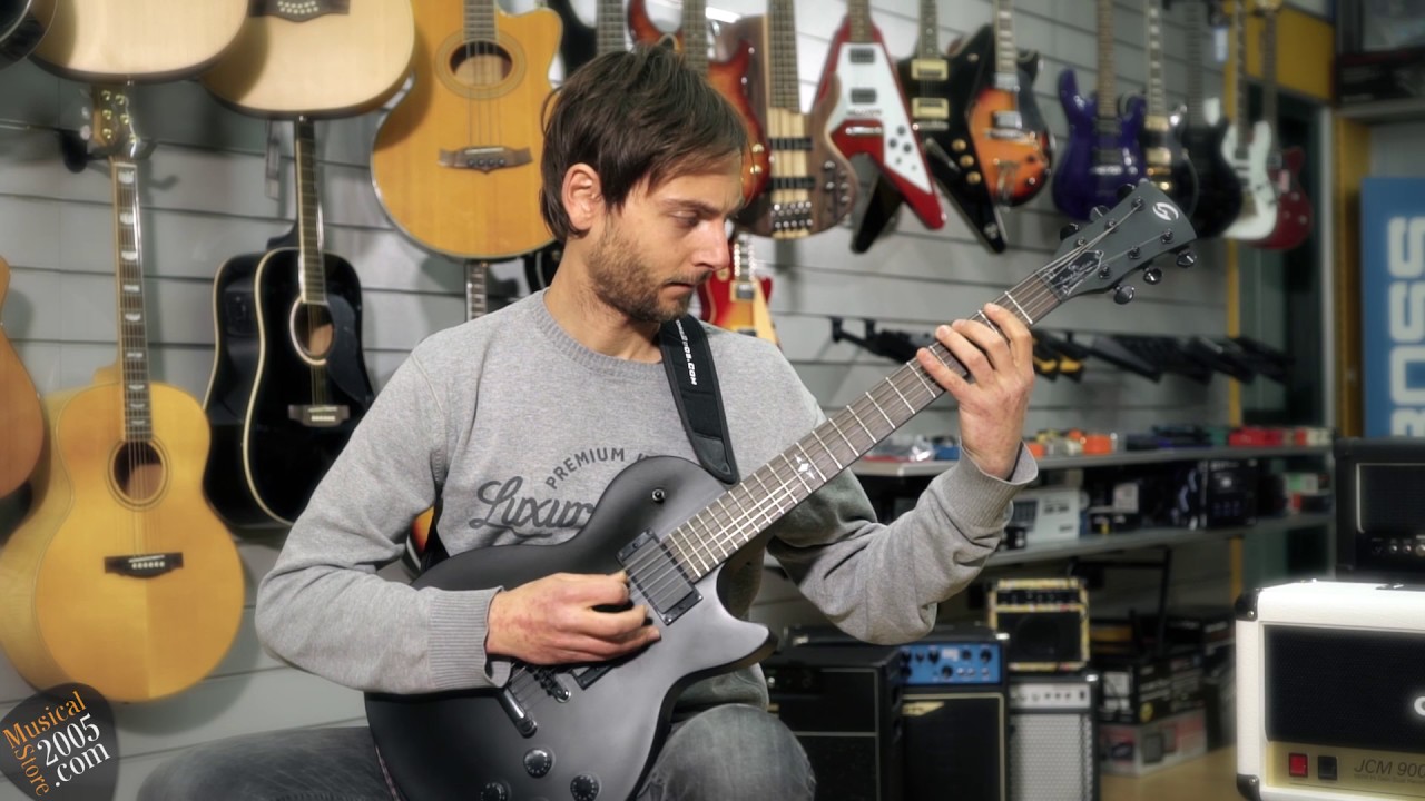 SoundSation SH LP 2OO MBK Chitarra Elettrica Rock Shadow Nero Satinato ...