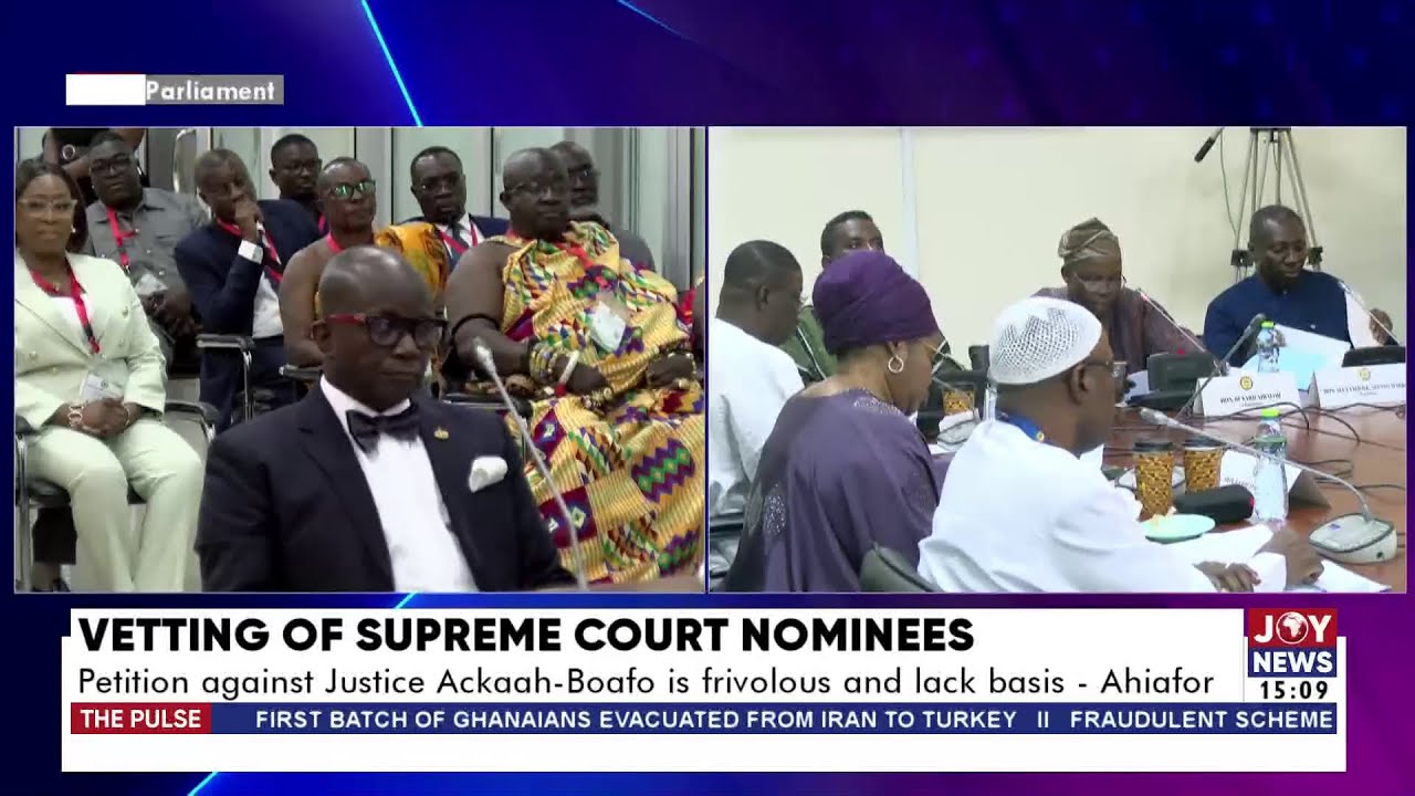 Vetting of SC Nominees: Petition against Justice Ackaah-Boafo is ...