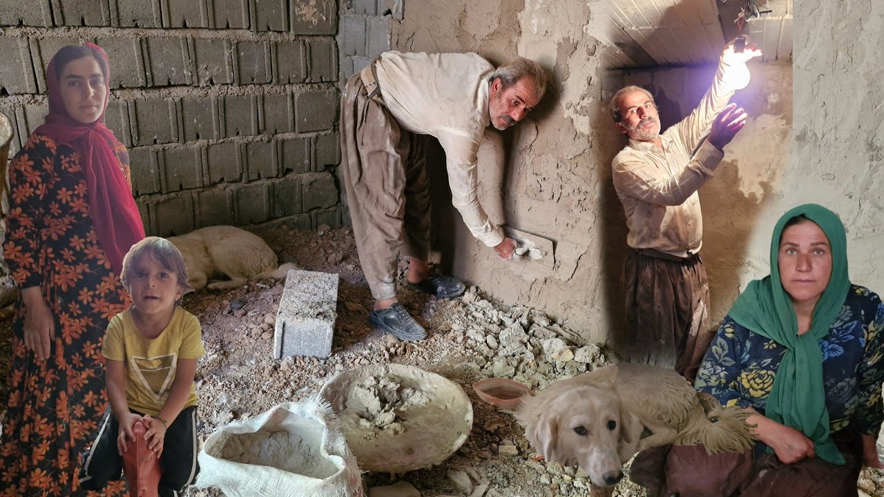 Ali Reza Helped Maryam & Parvaneh Plaster the Walls and Light Up Their ...
