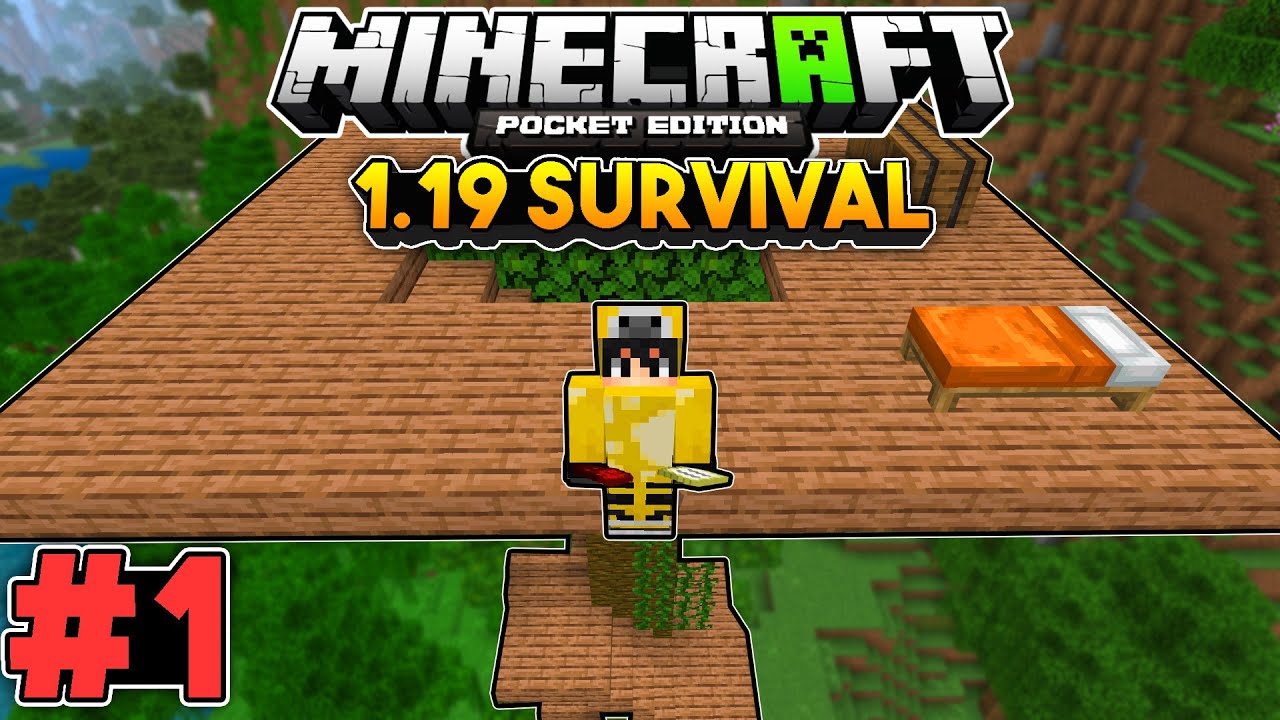MACERA BAŞLASIN!! | Minecraft PE 1.19 Survival | #1 - YouTube