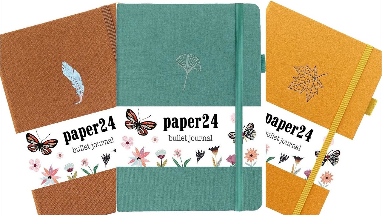 Paper24 Bullet Journal Review (Pen, verf & inkt test) - YouTube