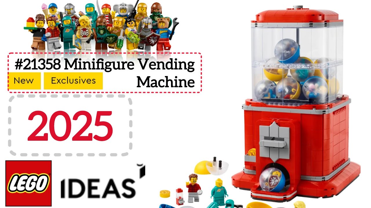 LEGO New Set - #21358 Minifigure Vending Machine - YouTube