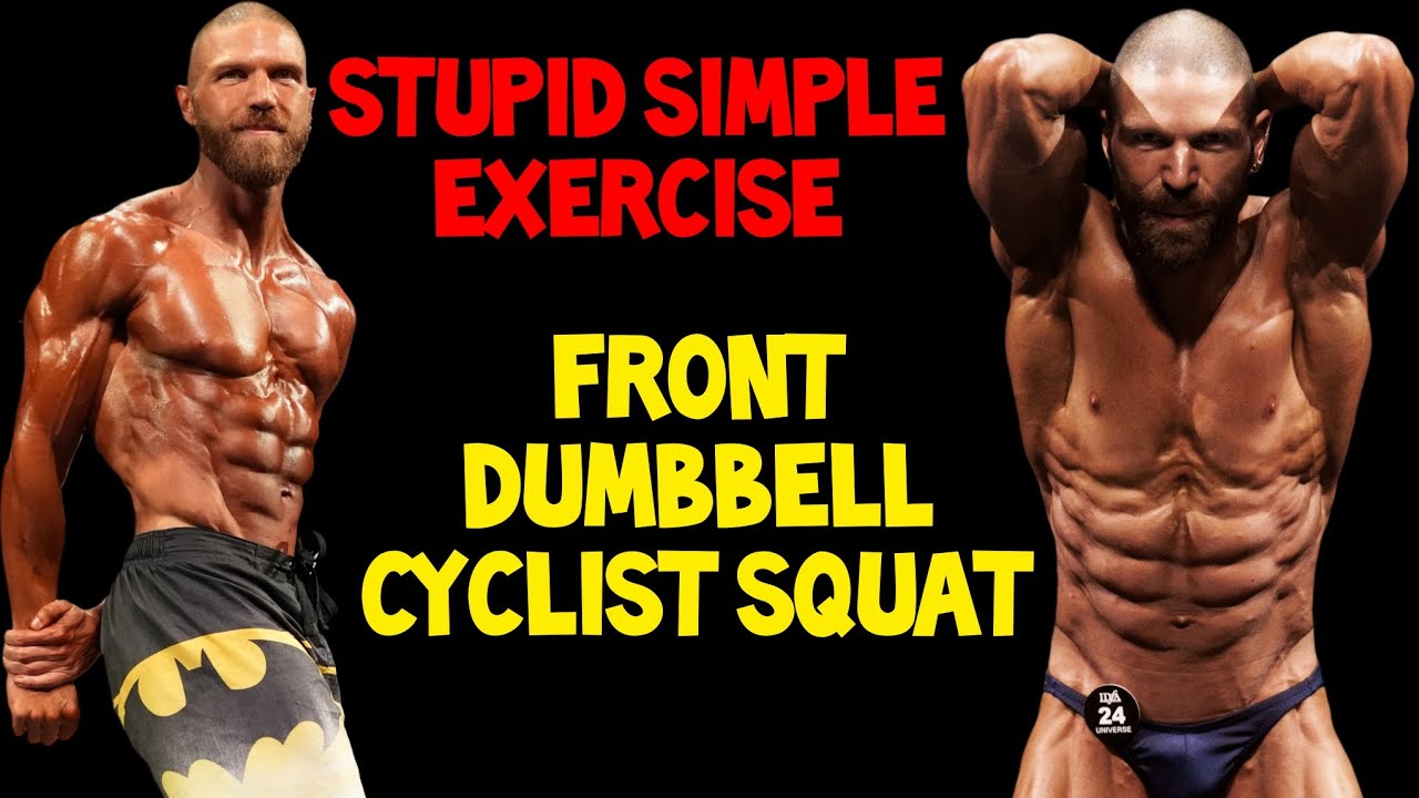 Get MORE QUAD ACTIVATION with the Front Dumbbell Cyclist Squat!!! - YouTube