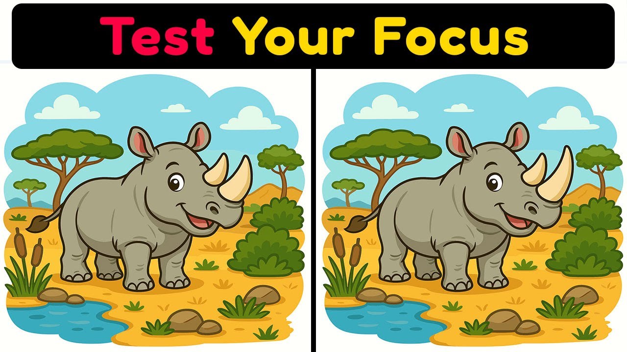 Spot the Difference | Eye Test Game | Brain Focus - YouTube