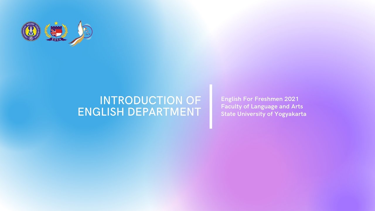 Pengenalan Jurusan Pendidikan Bahasa Inggris FBS UNY || Introduction of ...