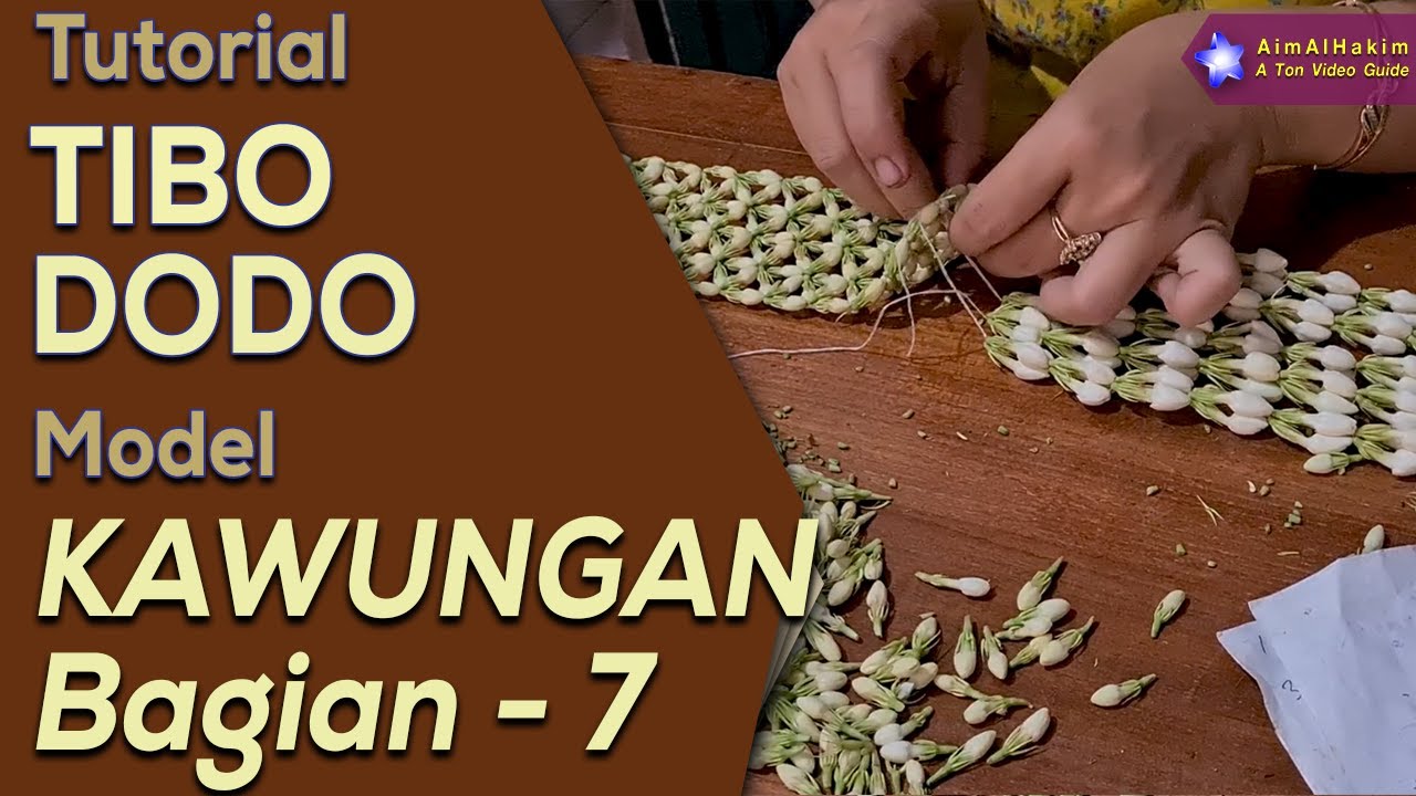 Belajar Ronce Tibo Dodo Jawa Model Kawungan Bagian 7 Selesai Making of ...