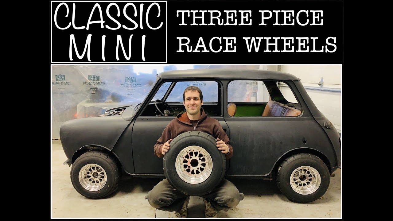 Polishing A Turd - Classic Mini Gets CMW Race Wheels & Tires. - YouTube