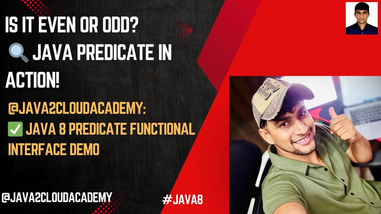 `14. 🔍 Java Predicate Explained with Simple Even/Odd Program 💡 - YouTube