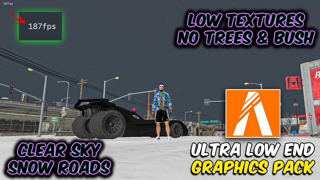 FiveM [ GTA V ] Ultra Low End PC Graphics Pack (Low Textures, Clear Sky ...