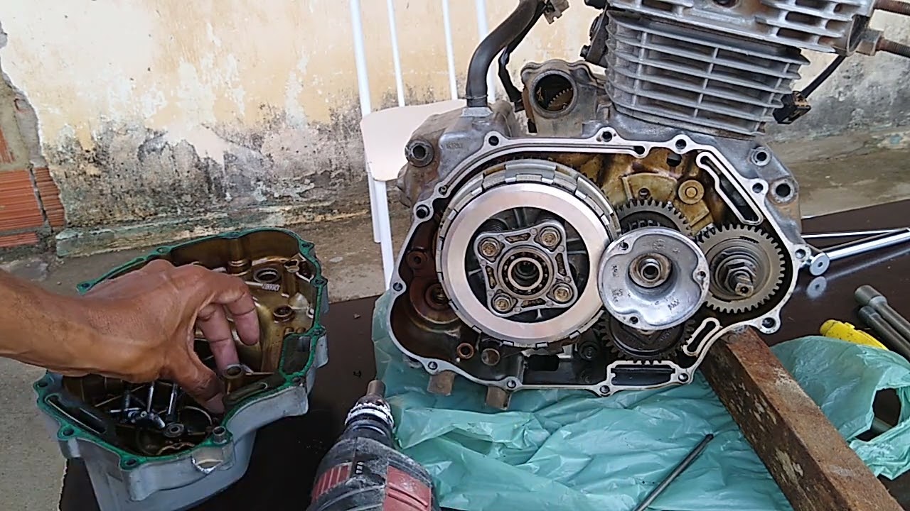 como desmontar o motor da cg fan150 passo a passo 01 - YouTube