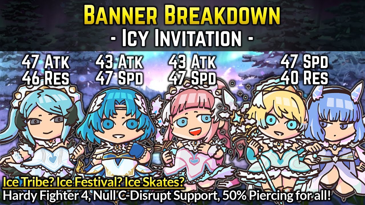 Ice Tribe Felicia, Flora, Thea, & Duo Fjorm/Nifl | Banner Breakdown ...