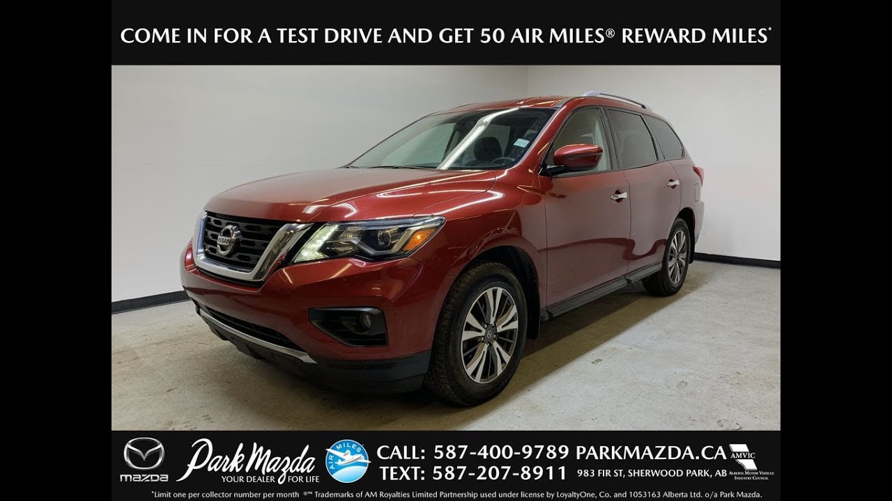 RED 2017 Nissan Pathfinder SV Review - Park Mazda - YouTube