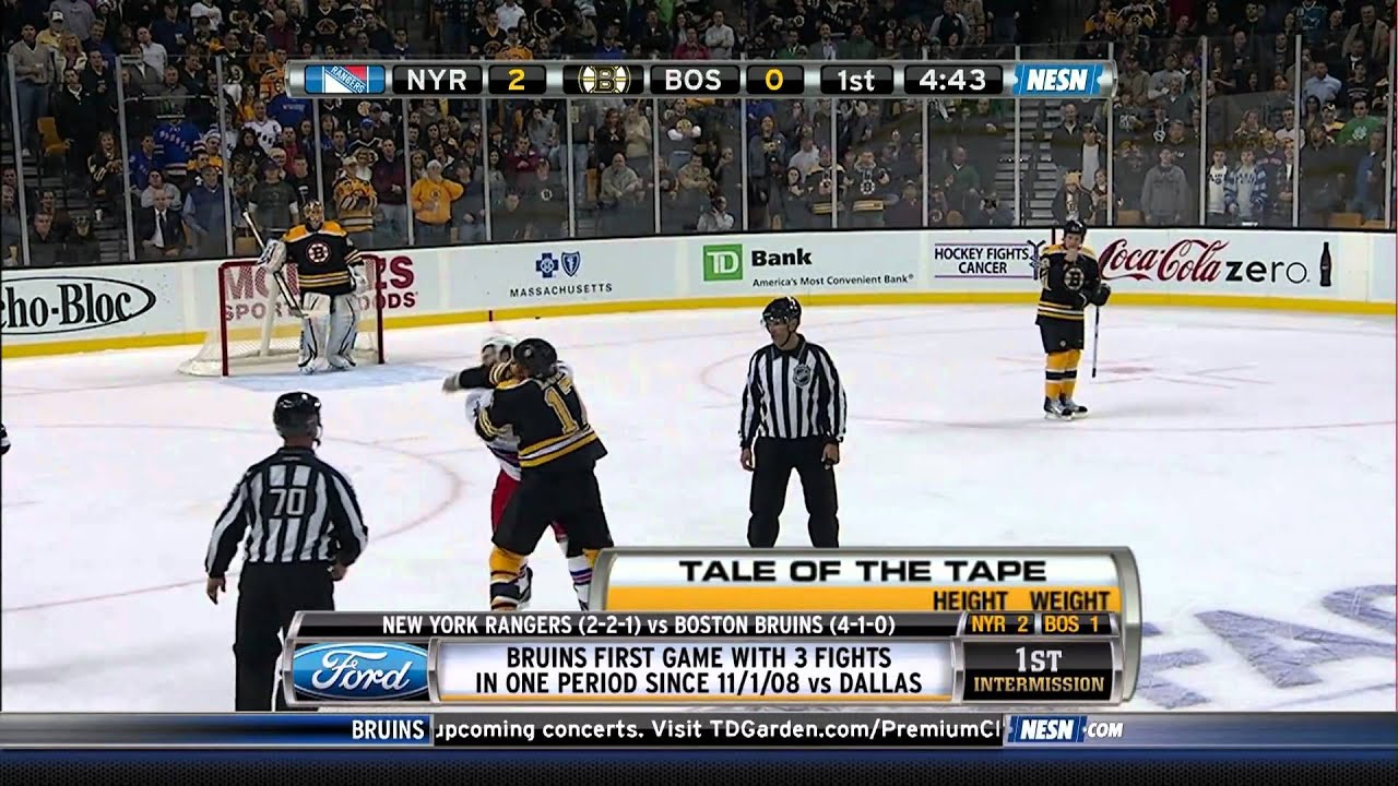 Milan Lucic fights Brandon Prust w/SlowMo 10/23/10 1080p HD - YouTube