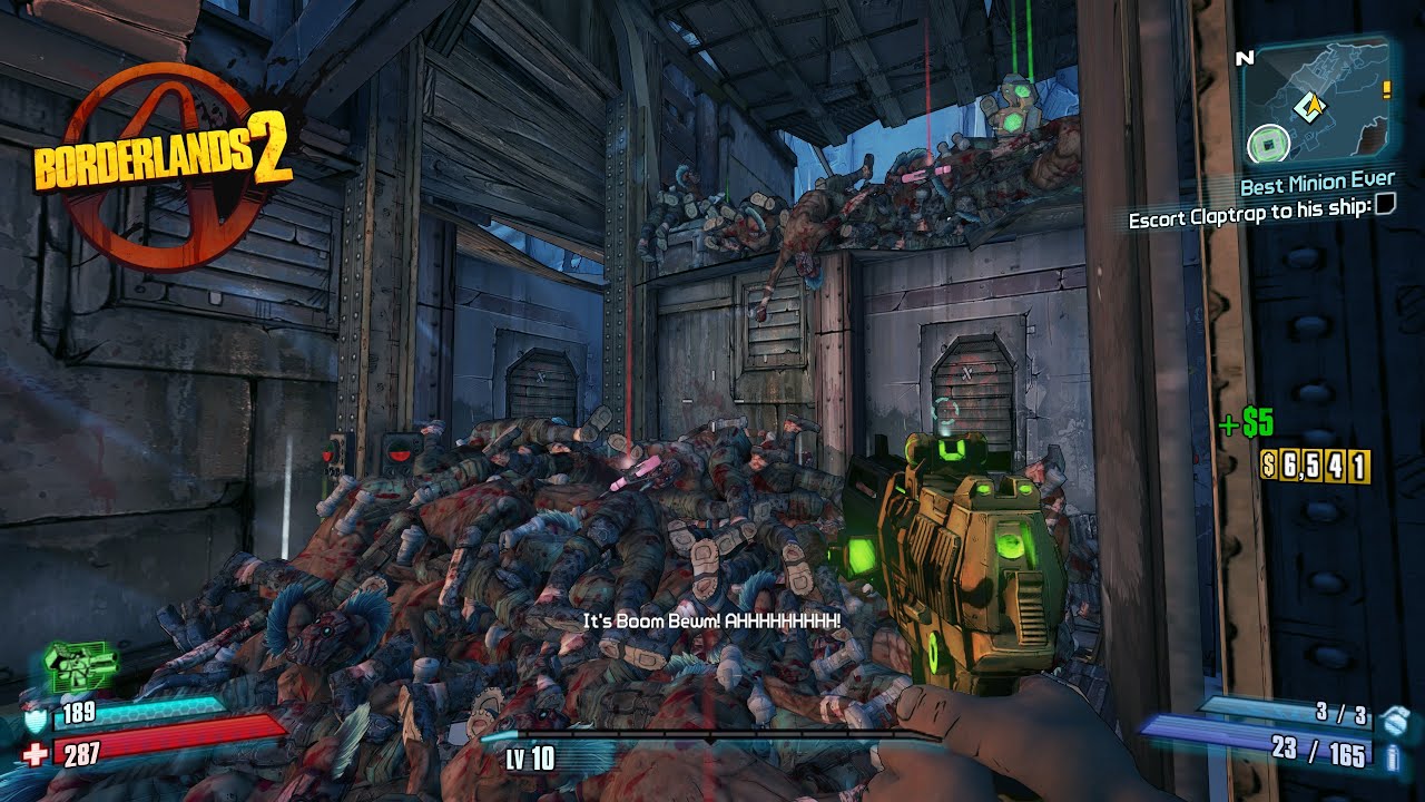 BL2 100x Enemies Run [2] - YouTube