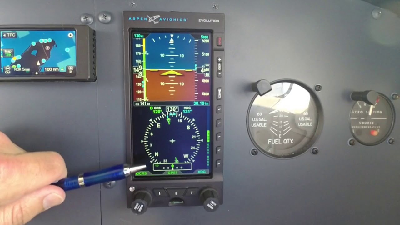 Aspen's Evolution E5 Dual Electronic Flight Instrument - YouTube