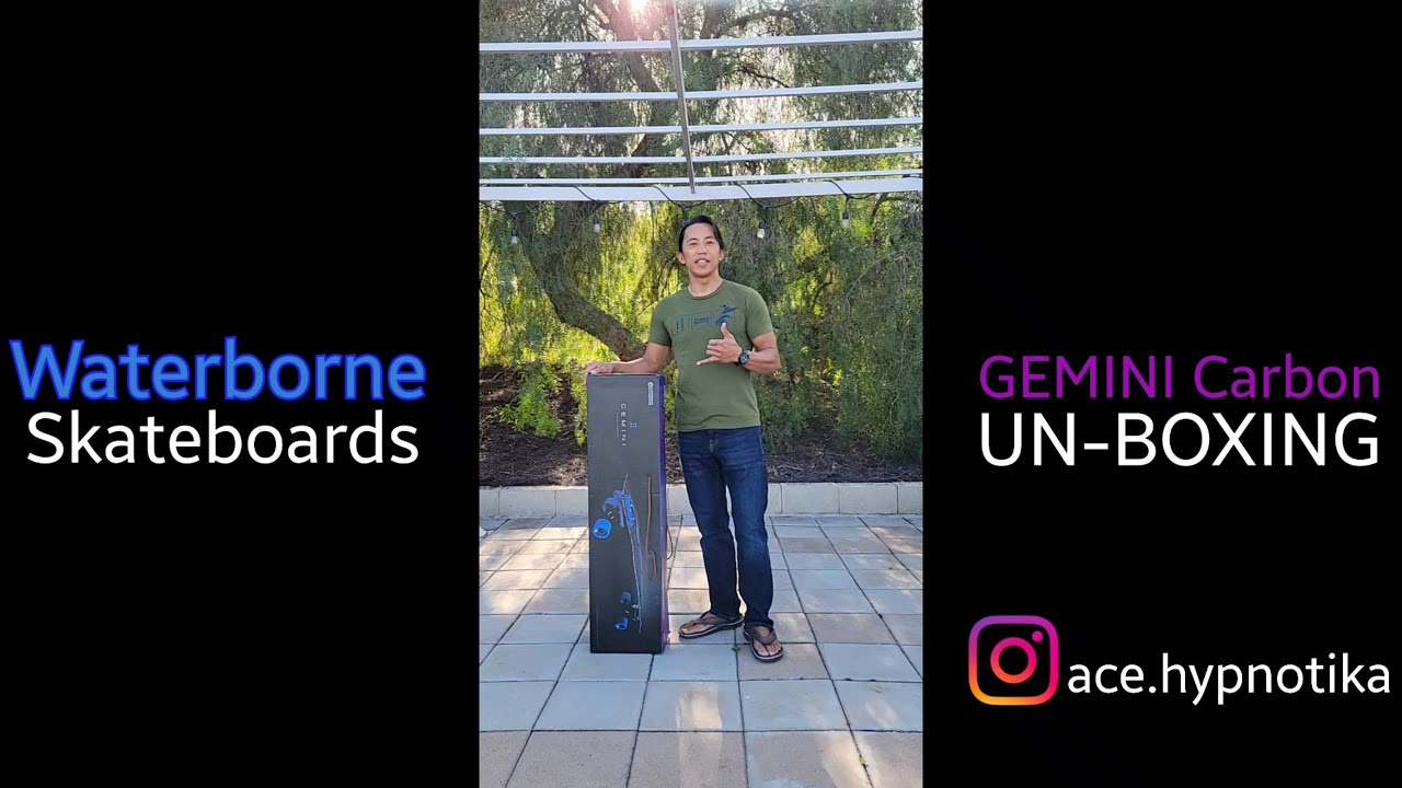 Waterborne Gemini Carbon Unboxing - YouTube