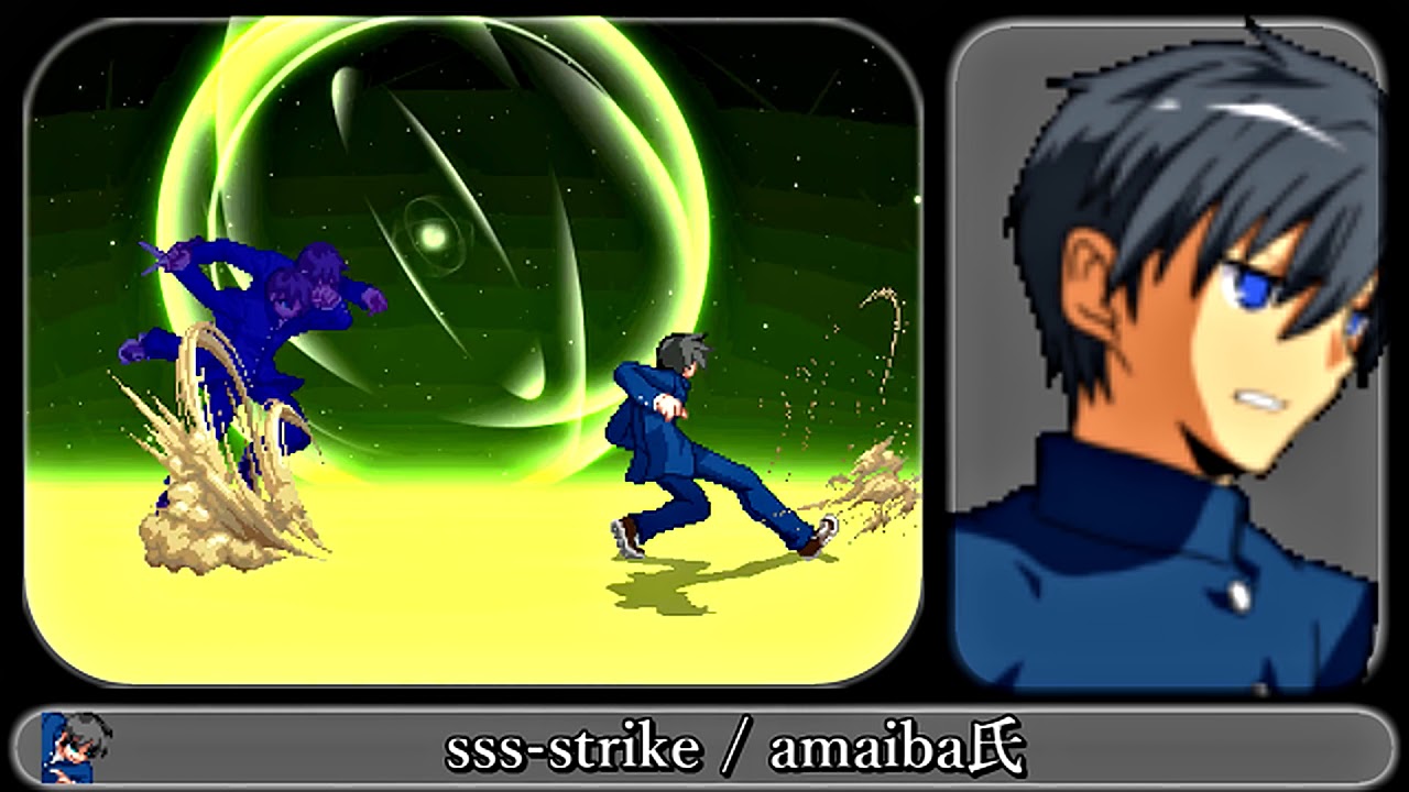 【MUGEN】sss-strike【MELTY BLOOD】 - YouTube