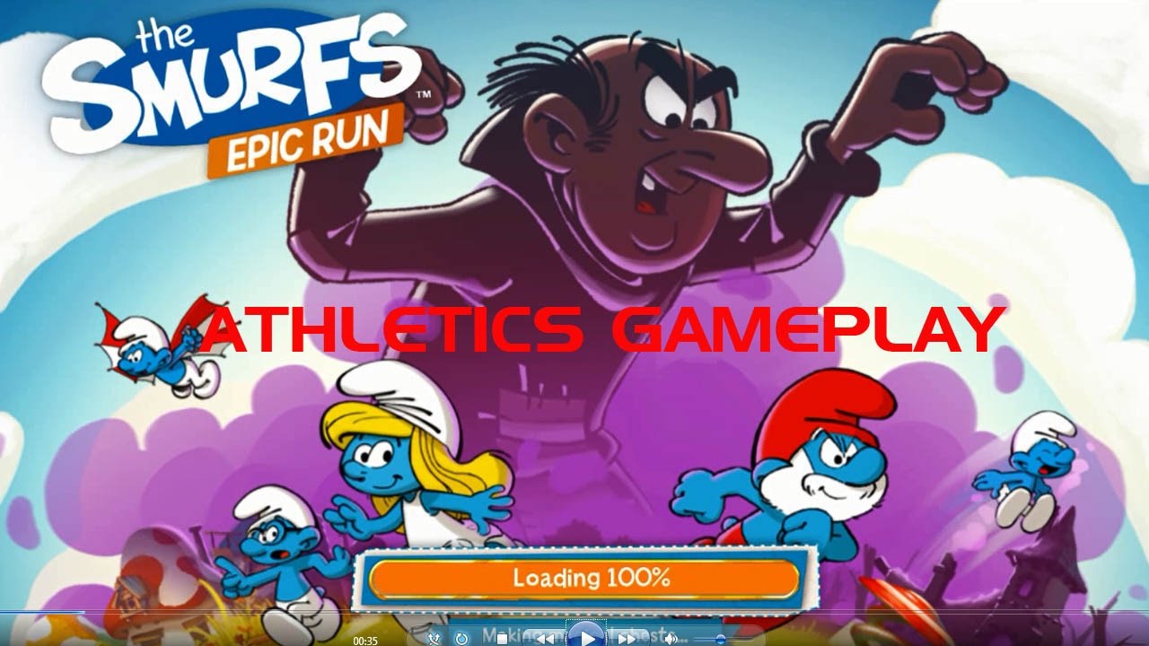 The SMURFS Epic Run Athletics Gameplay - YouTube