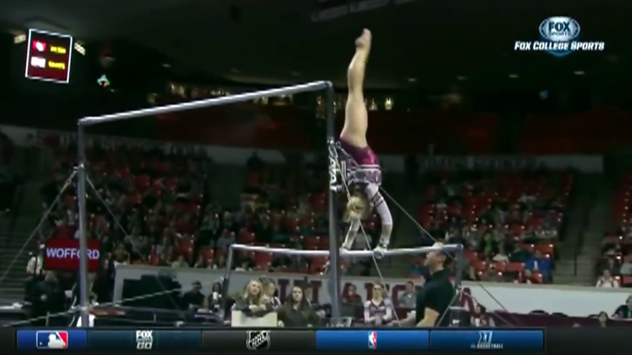 McKenzie Wofford (Oklahoma) 2017 Bars vs Alabama 9.9 - YouTube