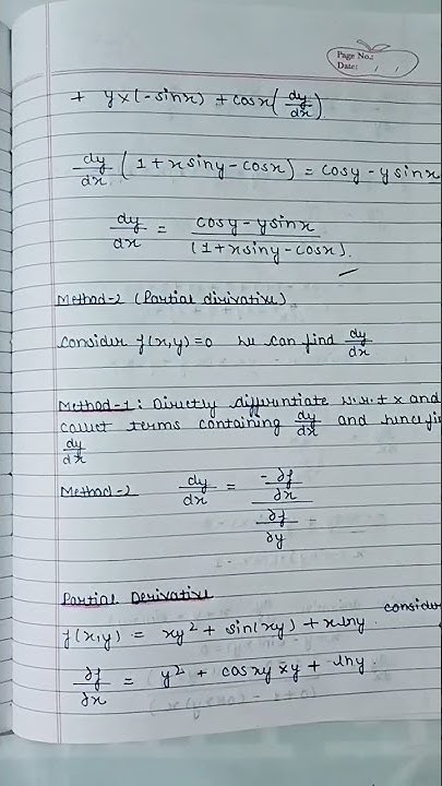 Differentiation of Implicit function #class 12 - YouTube