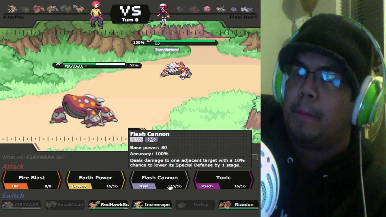 Pokemon XY Showdown Live #11 - Mono Fire Type Team! - YouTube
