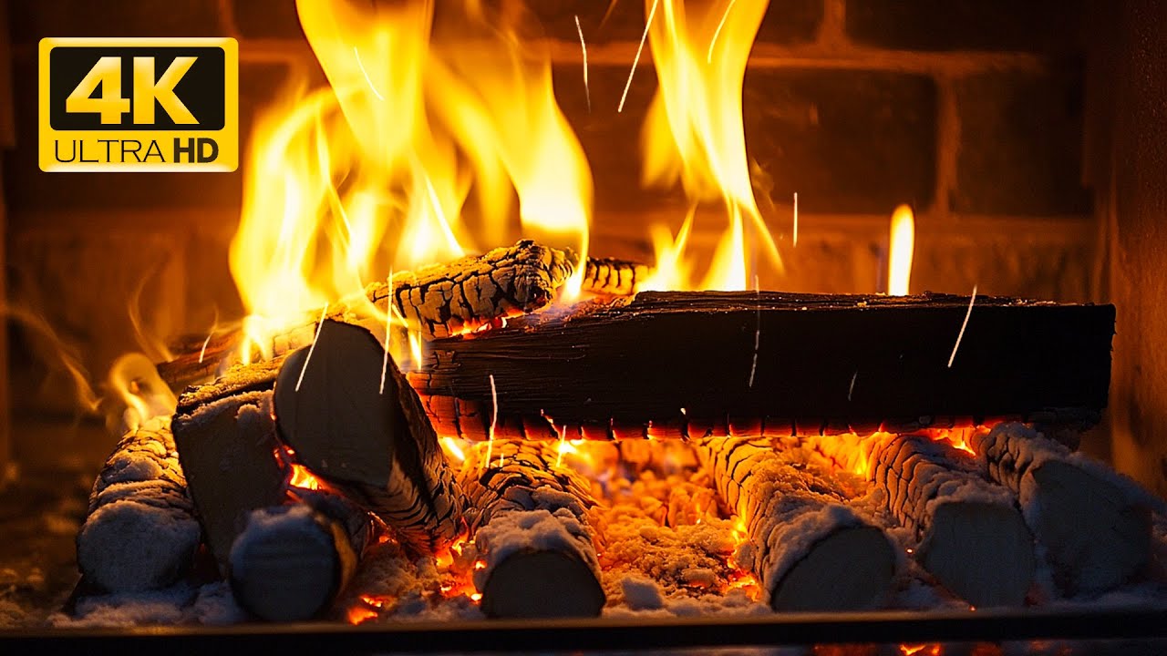 🔥 Relaxing Fire Sounds | The BEST Burning Fireplace with Crackling Fire ...