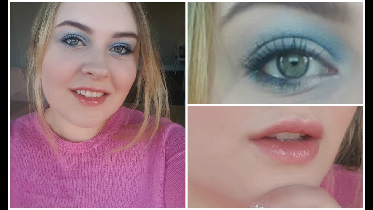 Silver & Blue Smokey Eye | Amy Leroux - YouTube