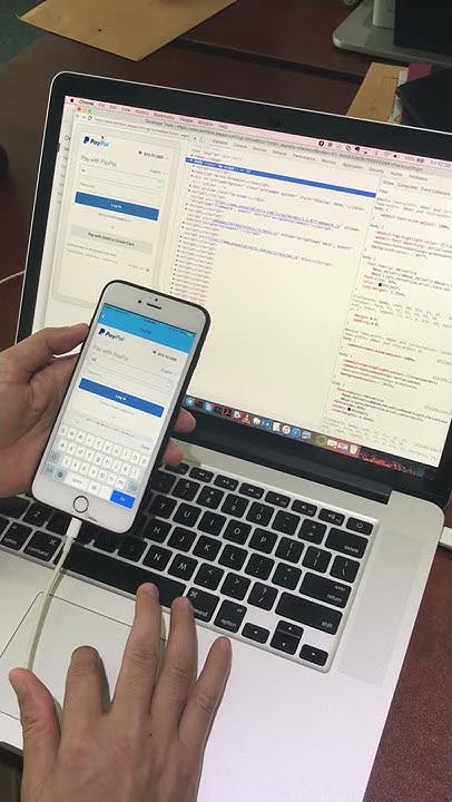 iOS webkit remote debugger for cordova app with Chrome in action - YouTube