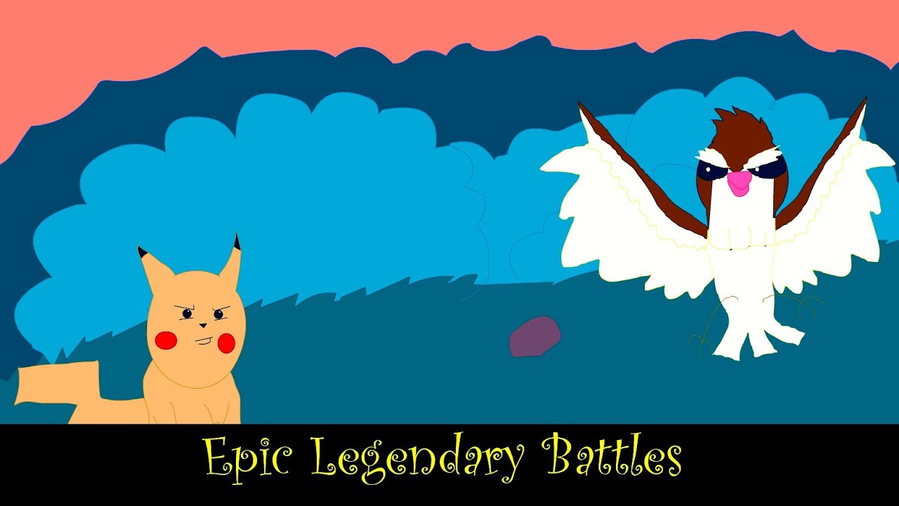 Epic Legendary Battles -Pokemon- Pikachu vs Pidgey - YouTube