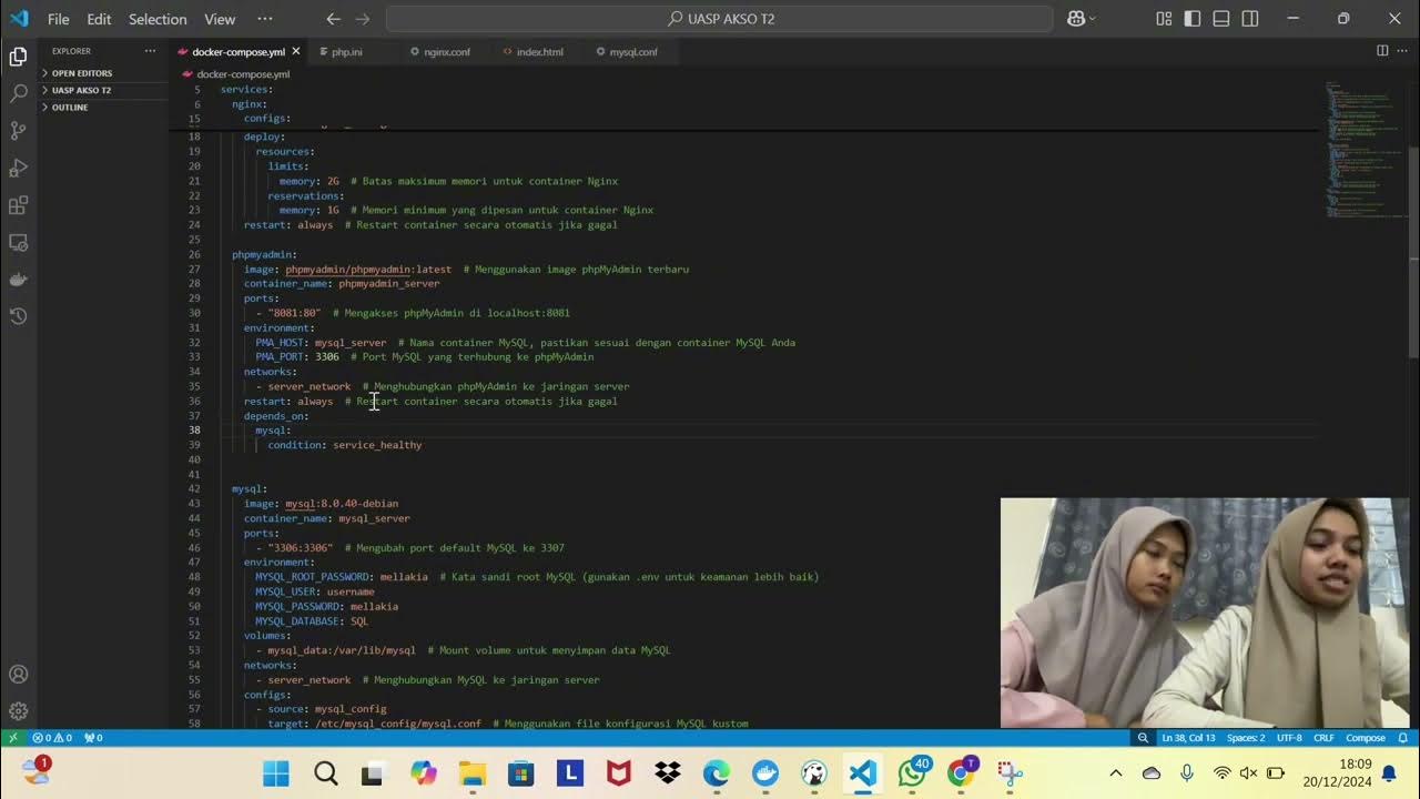 Konfigurasi Infrastruktur Virtual dengan Docker Compose | UASP AKSO Semester Gasal 2024/2025 ...