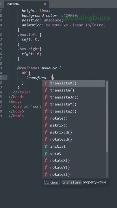 Animated Boxes Html Css Javascript Codingbipro Coading Animation Boxes Html Css